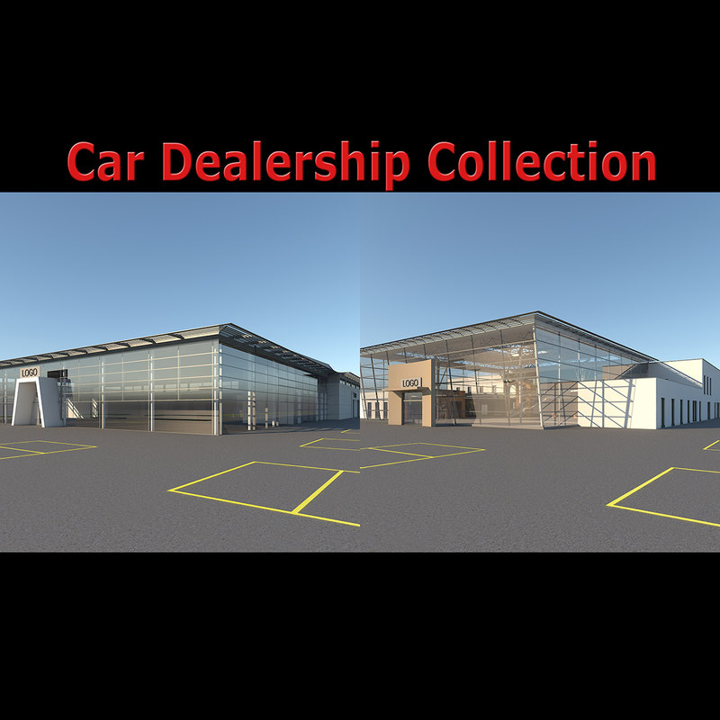 3D car dealership building interior - TurboSquid 1270140
