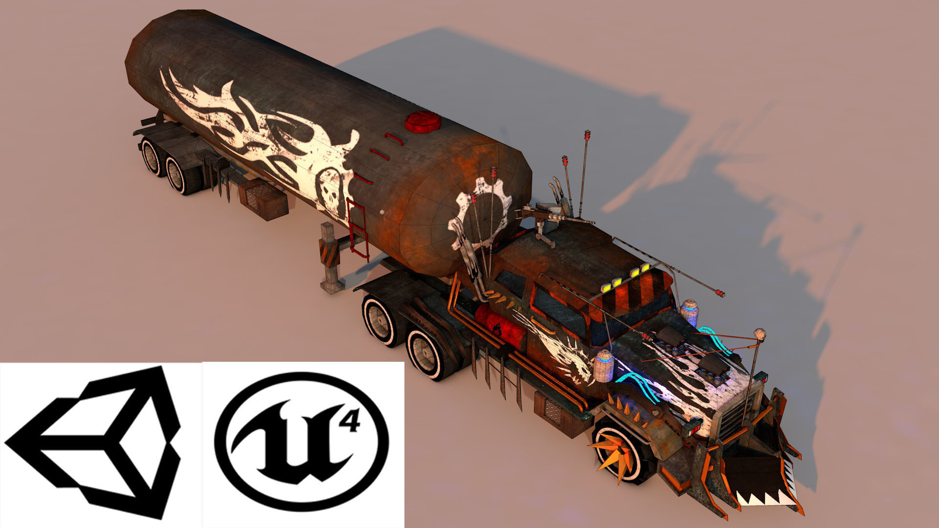 3D battle car package model - TurboSquid 1270170