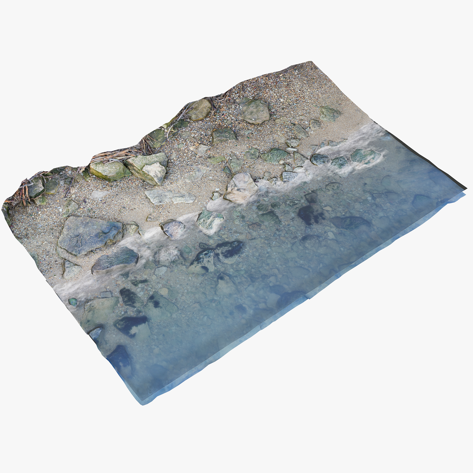 3D model piese stone shore - TurboSquid 1270227