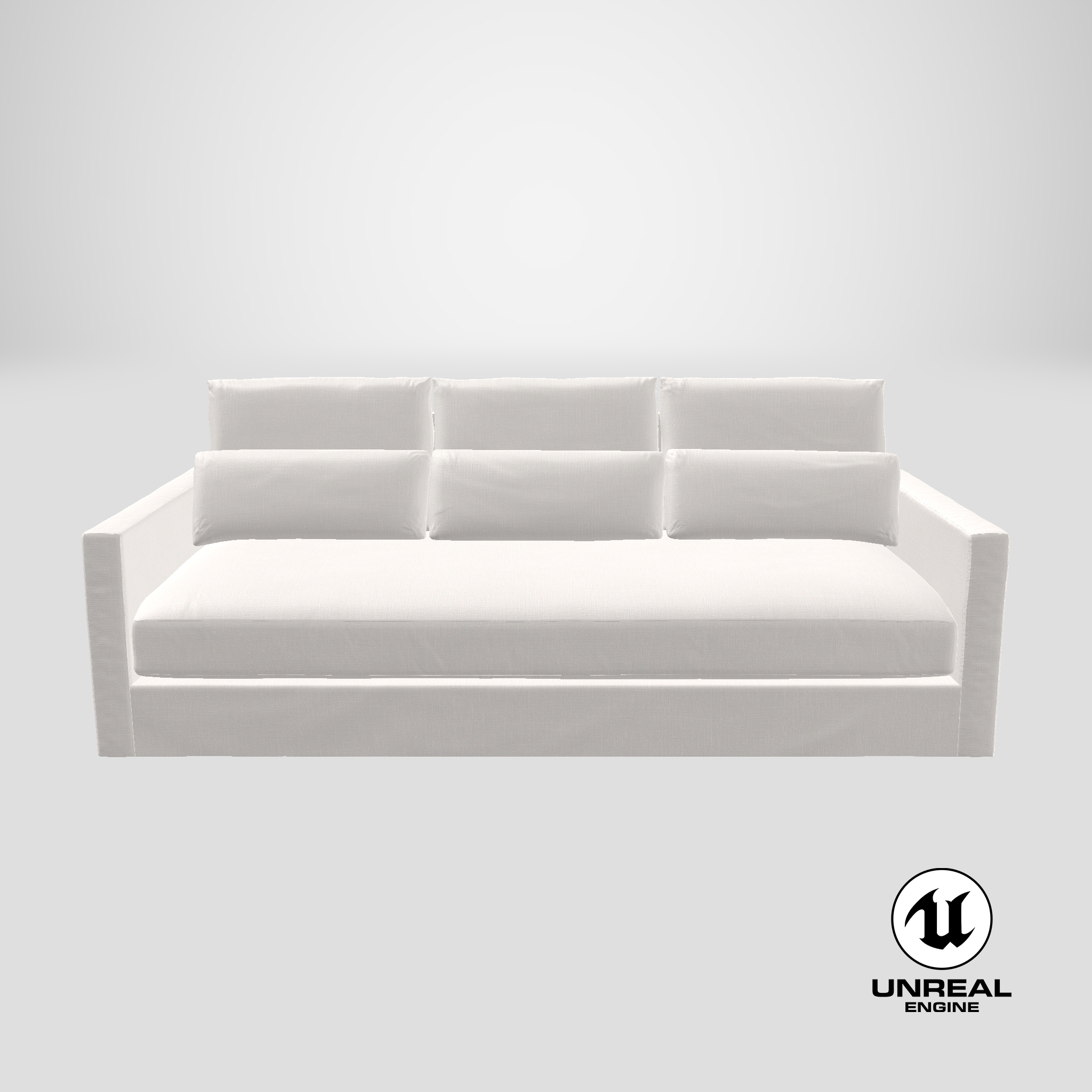 Transitional-3-seater-sofa 3D model - TurboSquid 1270390