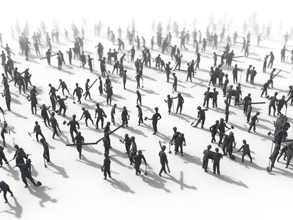 People fighting pose 3D model - TurboSquid 1331636