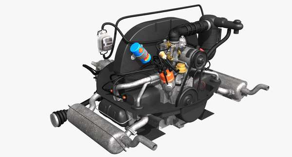 VW Motor 3D-Modell - TurboSquid 1270581