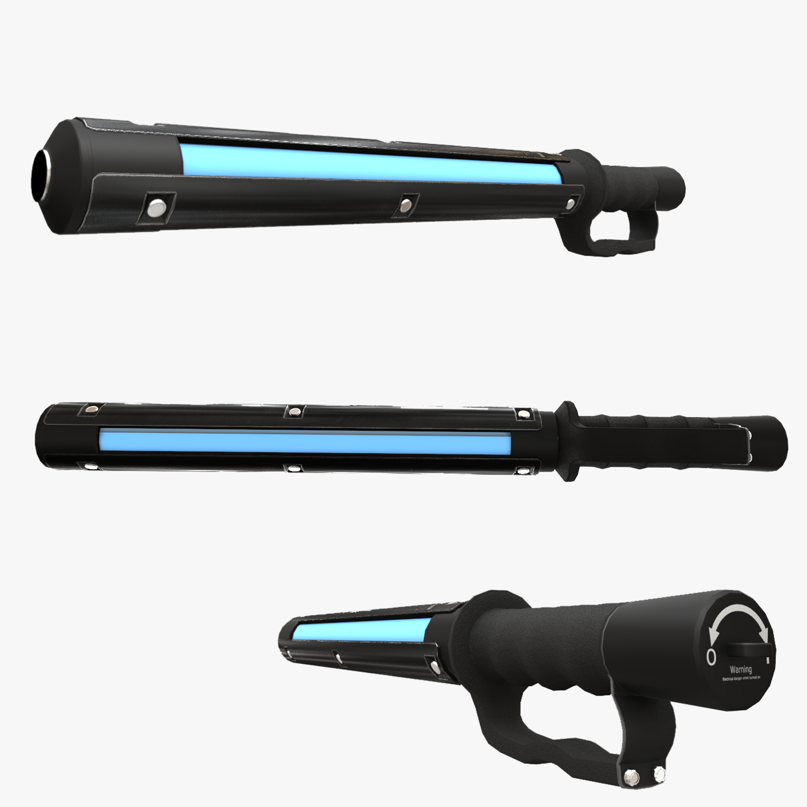 3D stun baton - TurboSquid 1270616