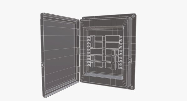Low-poly fuse box pbr 3D - TurboSquid 1270677