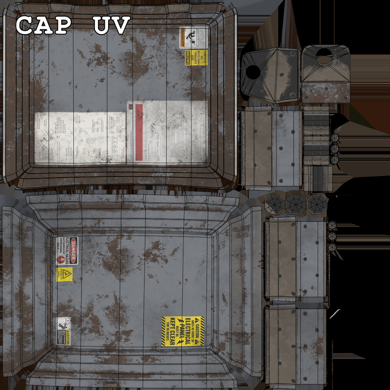 Low-poly fuse box pbr 3D - TurboSquid 1270677