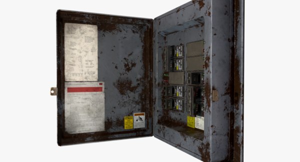 Low-poly fuse box pbr 3D - TurboSquid 1270677