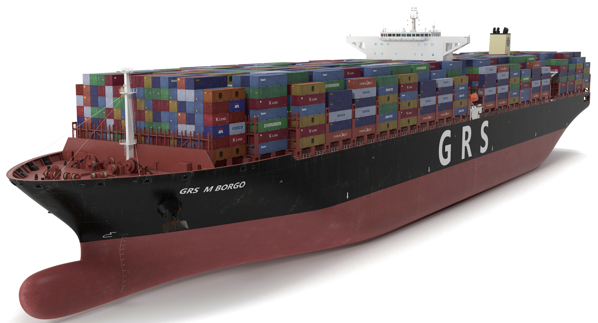 Container ship 3D model - TurboSquid 1270797