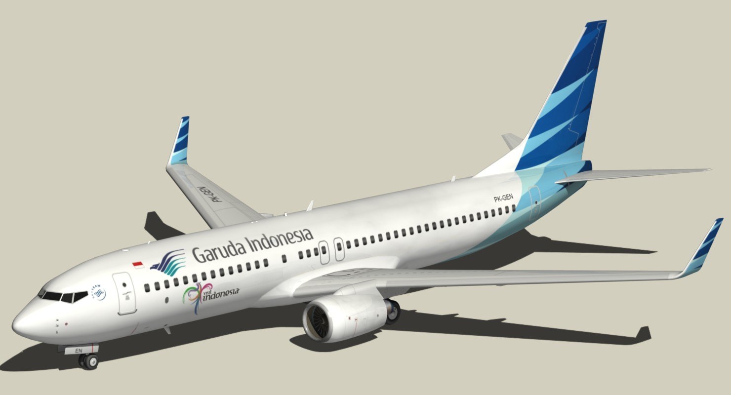 Boeing garuda 3D model - TurboSquid 1270868