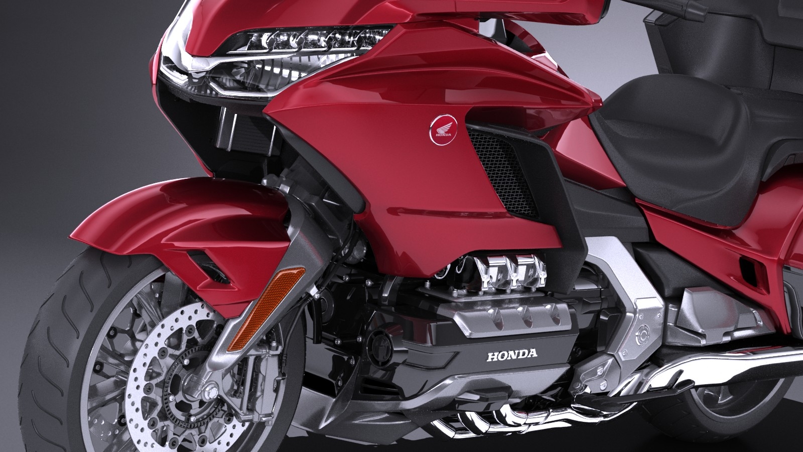 3D honda goldwing 2018 model - TurboSquid 1270995