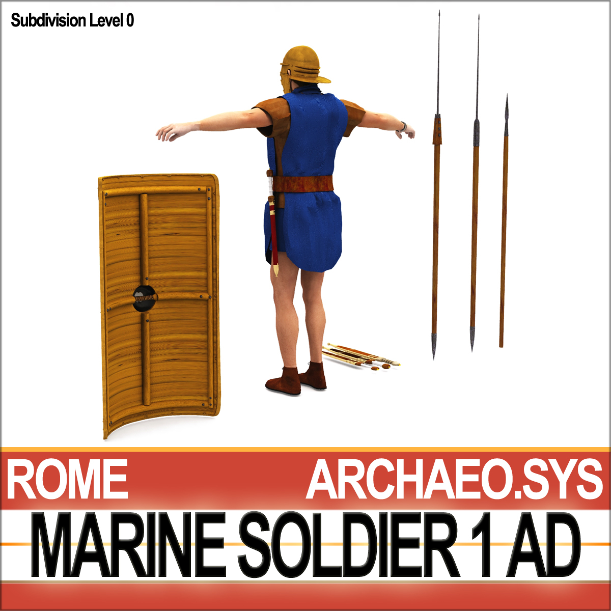Ancient roman marine soldier 3D - TurboSquid 1271005