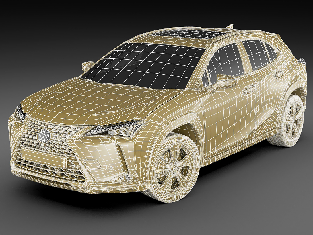 3D lexus ux 2019 - TurboSquid 1271033
