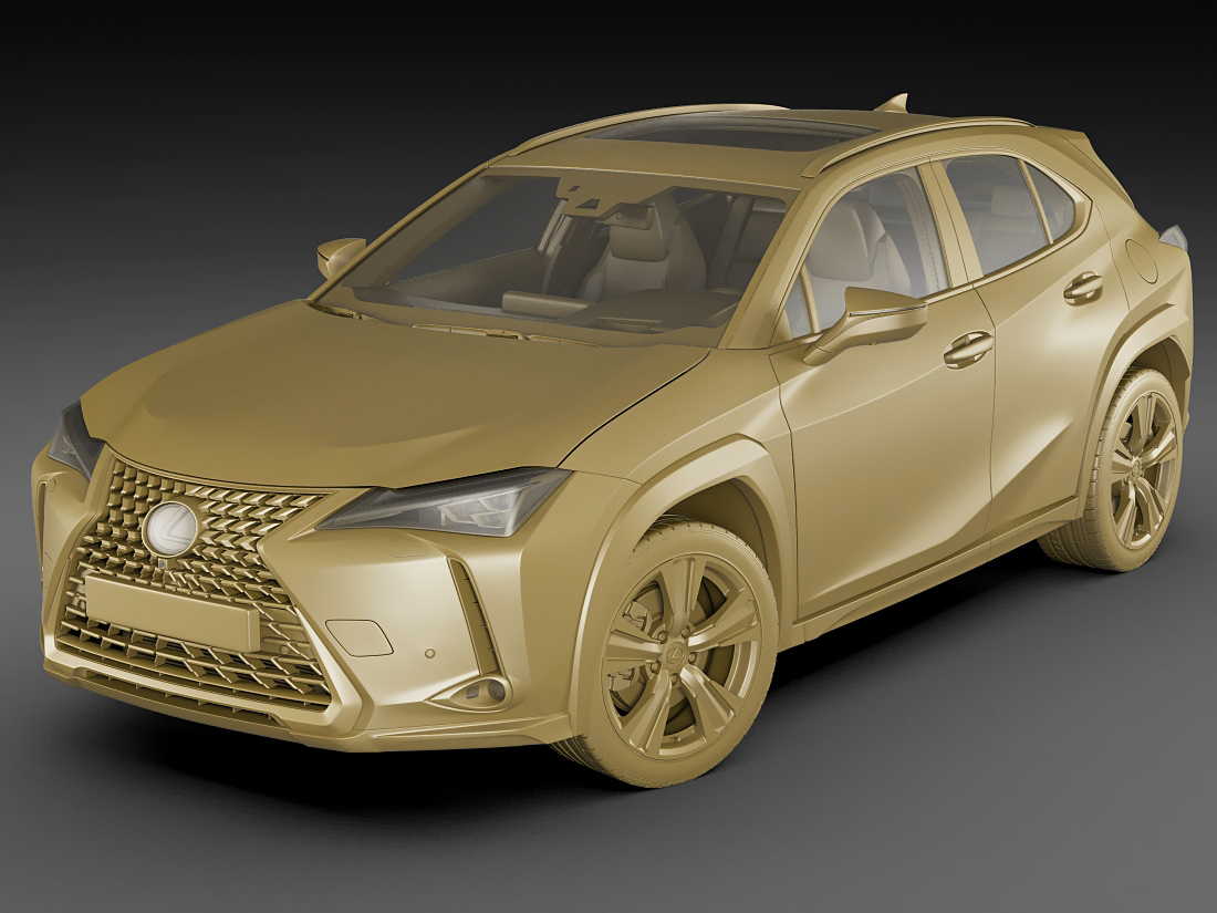 3D lexus ux 2019 - TurboSquid 1271033
