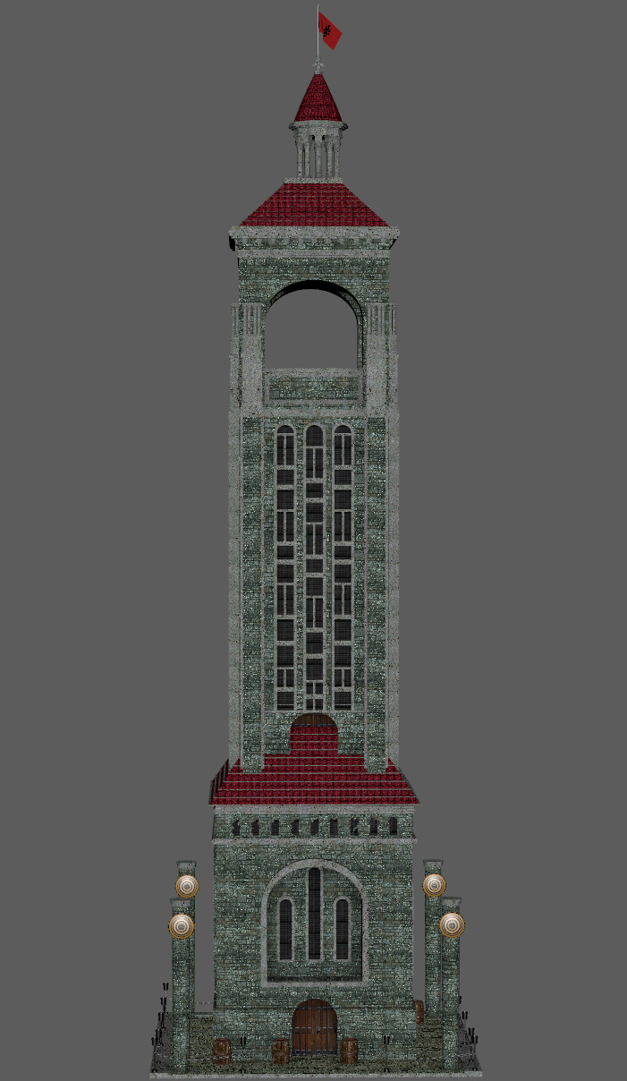 Fantasy guard tower model - TurboSquid 1271041