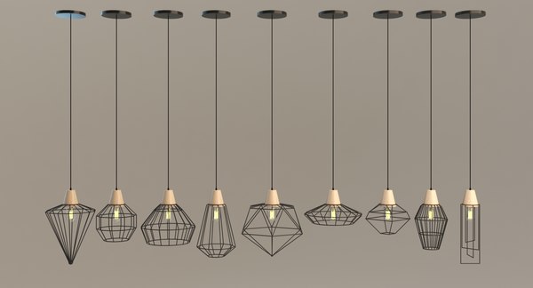Metal lamp wire 3D model - TurboSquid 1271352