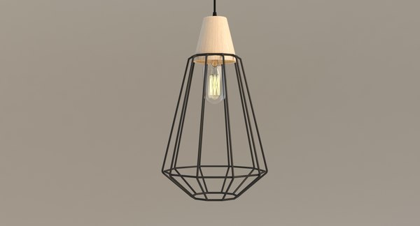Metal lamp wire 3D model - TurboSquid 1271352