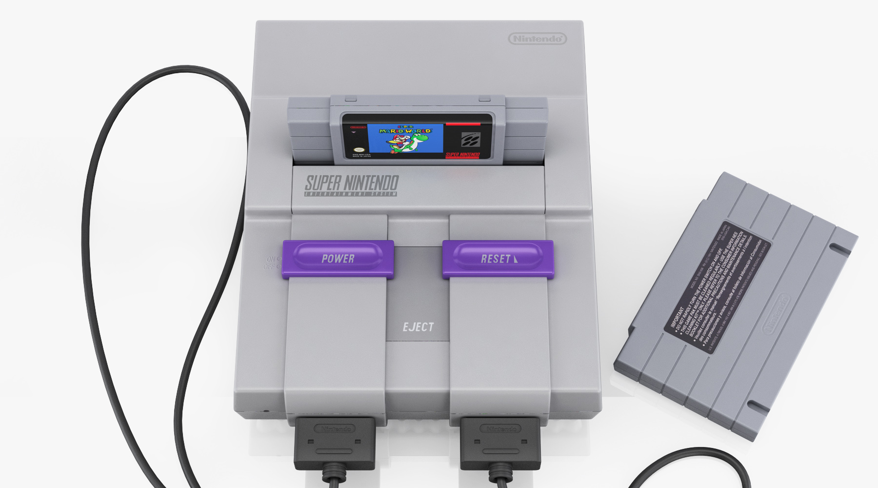 Super nintendo snes model - TurboSquid 1271420
