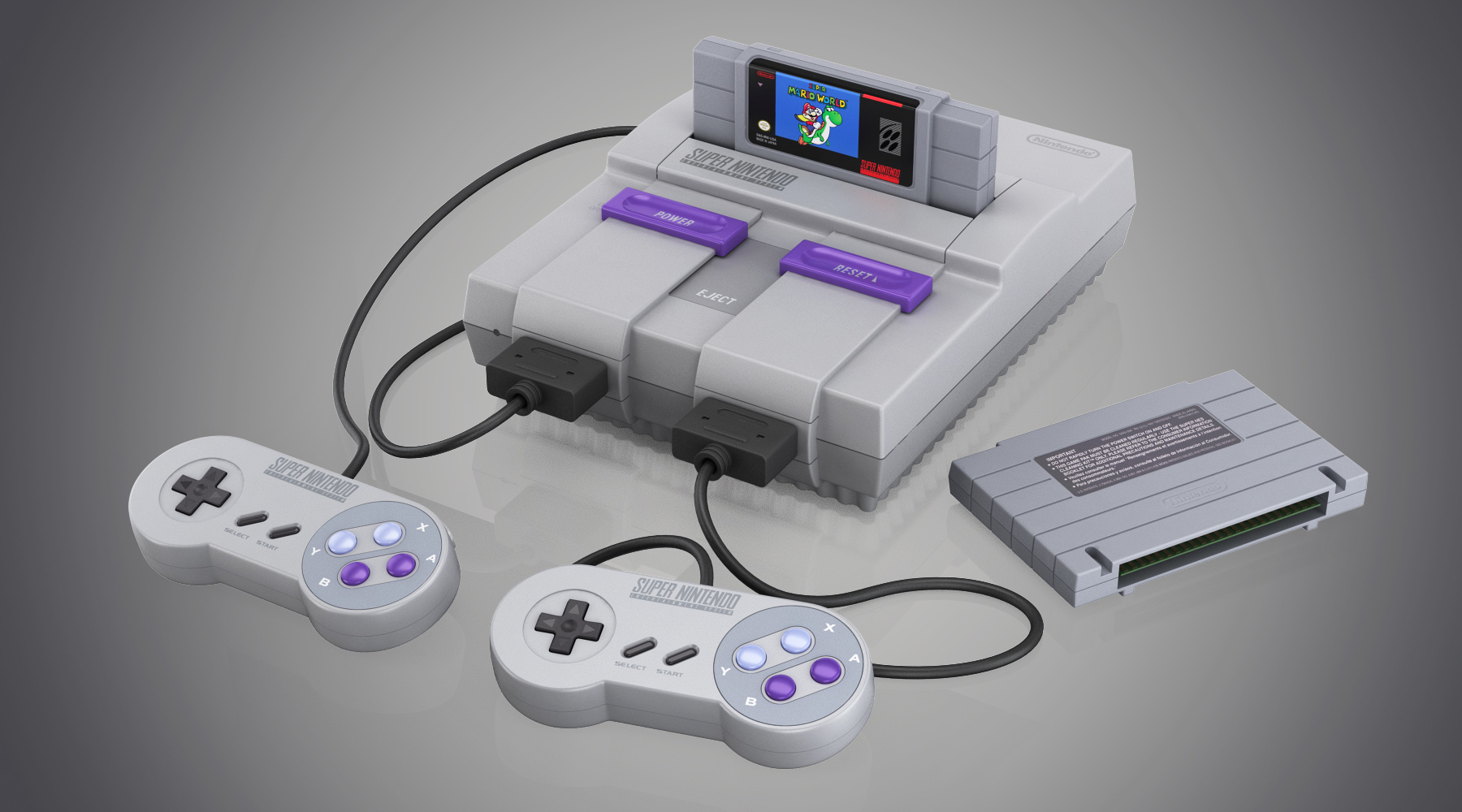 Super nintendo snes model - TurboSquid 1271420