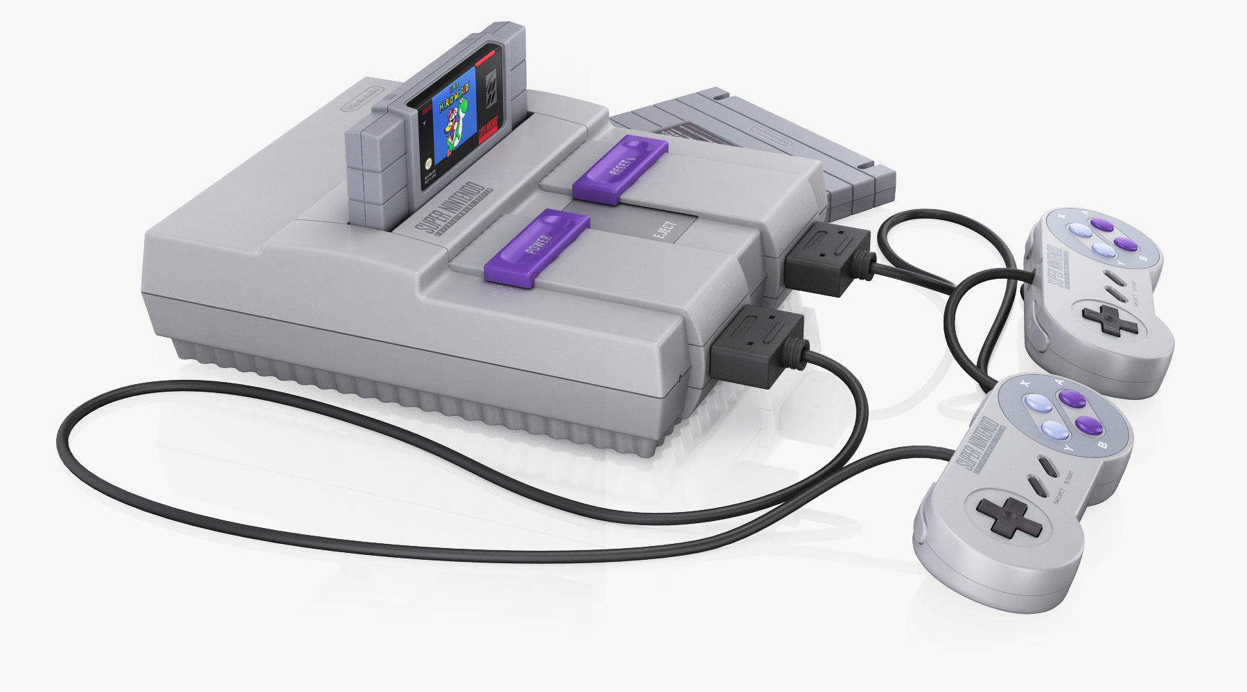 Super nintendo snes model - TurboSquid 1271420