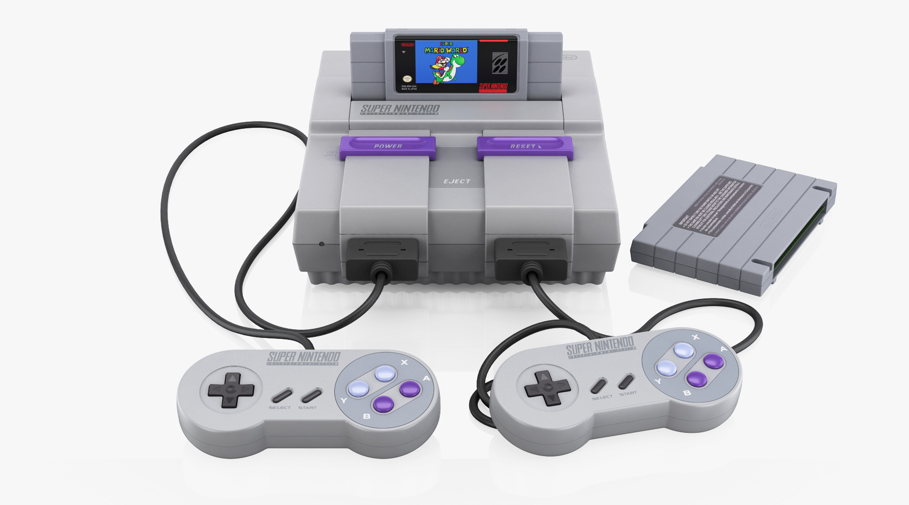 Super nintendo snes model - TurboSquid 1271420