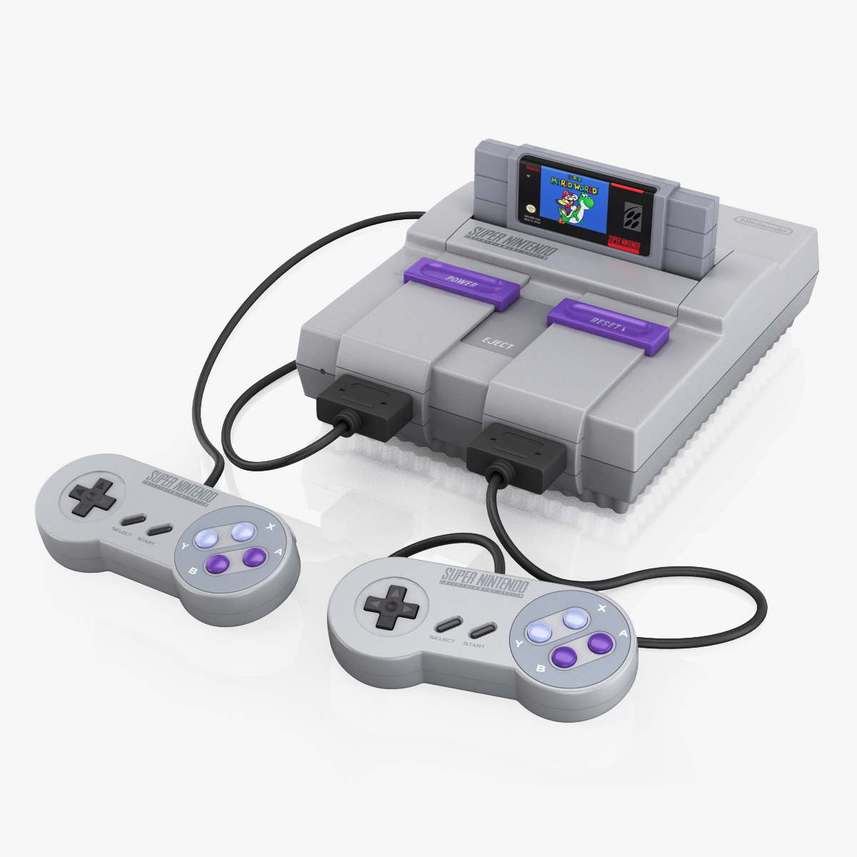 Super nintendo snes model - TurboSquid 1271420