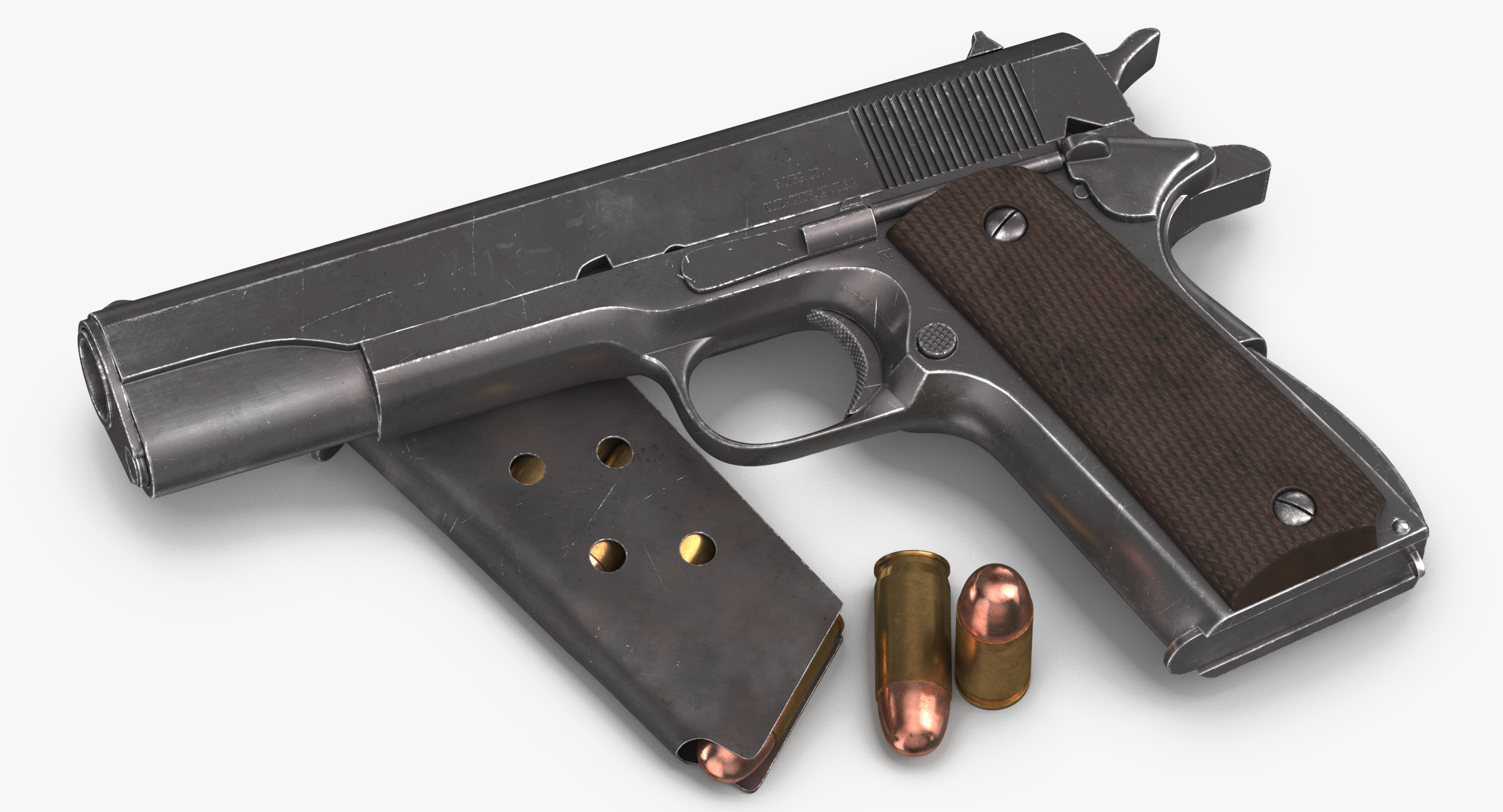 3D colt m1911 magazine bullets - TurboSquid 1271721