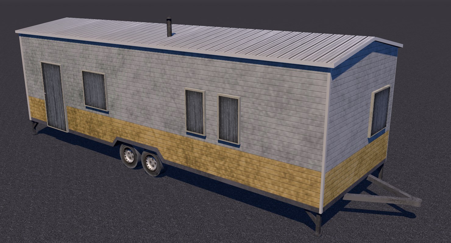 Trailer mobile home 3D model - TurboSquid 1271781