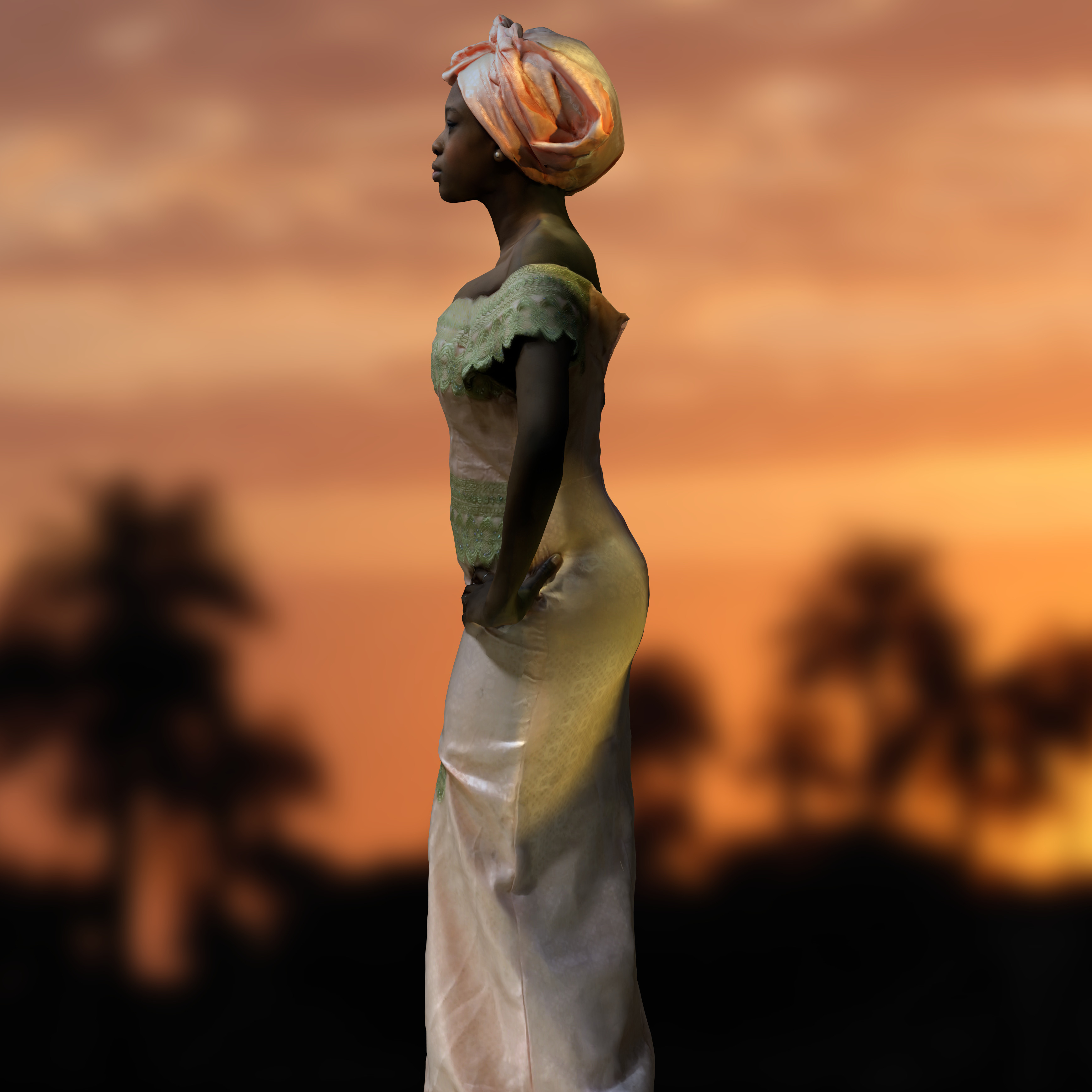3D model woman african - TurboSquid 1271841