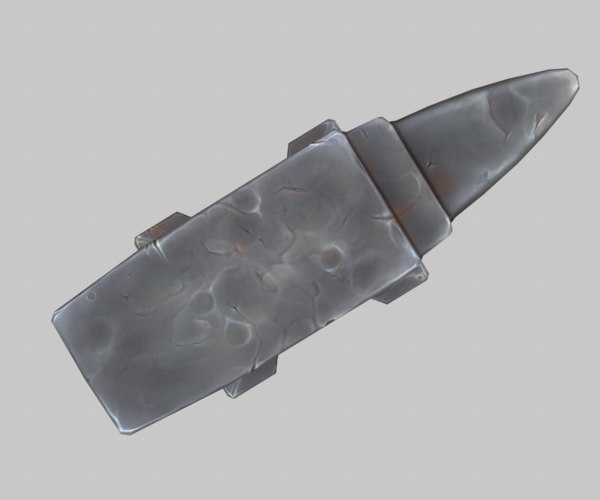 3D handpainted anvil - TurboSquid 1271896