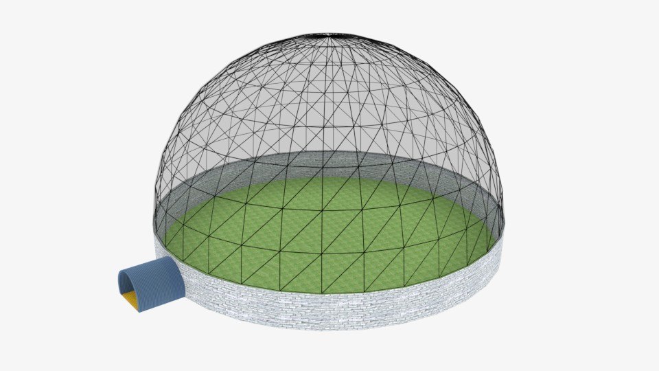 Bio dome 3D model - TurboSquid 1271916