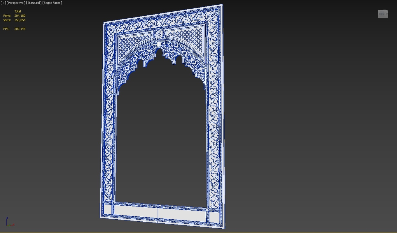 Islamic arch 3D - TurboSquid 1271948