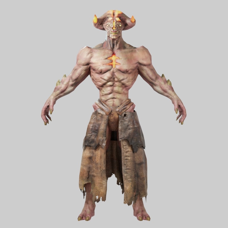 3D volcano demon - TurboSquid 1272084