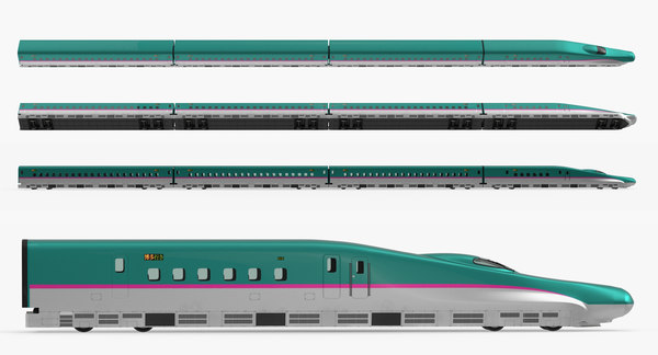 3D japanese shinkansen e5 speed train - TurboSquid 1272098