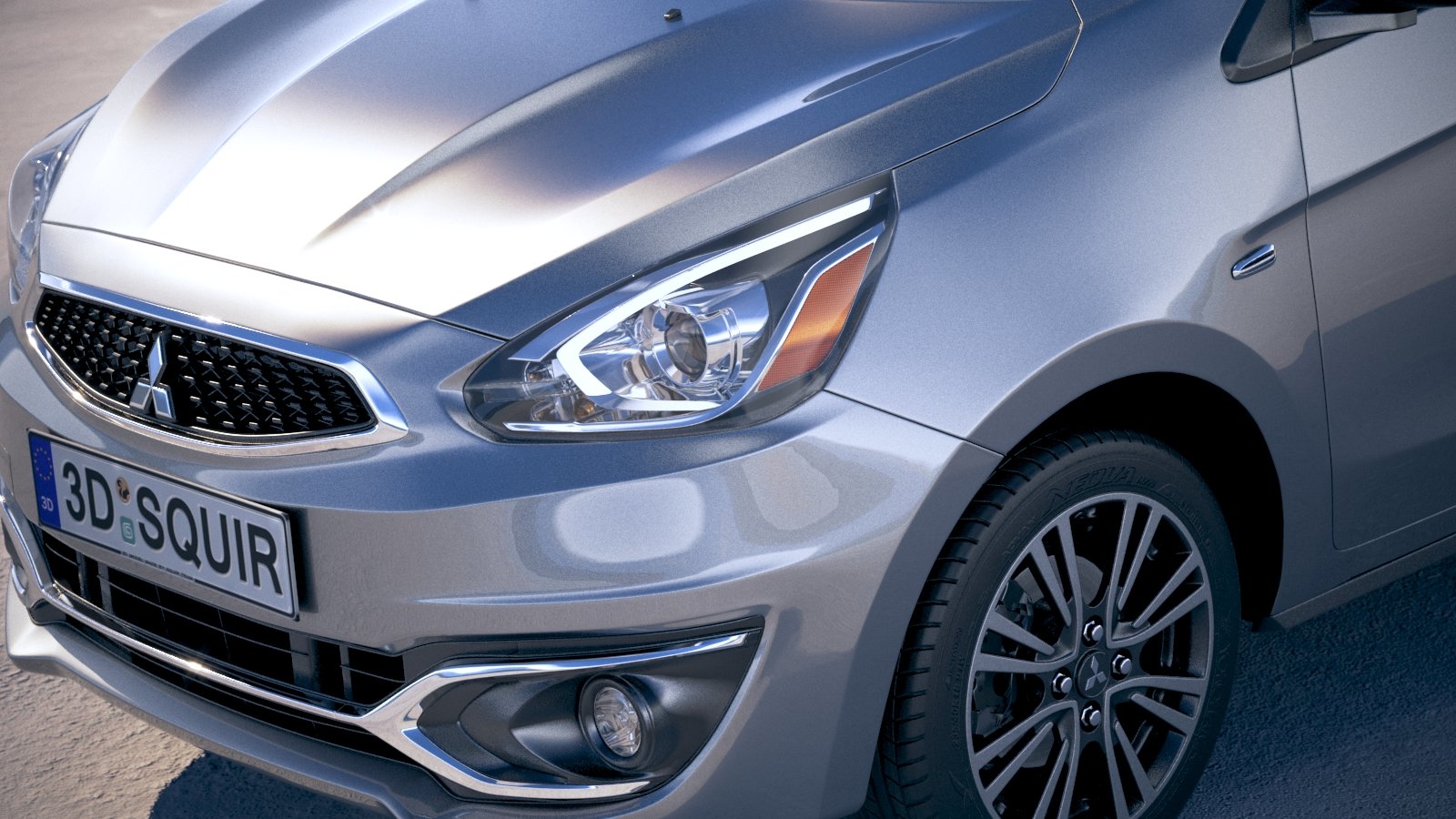 3D mitsubishi spacestar 2018 - TurboSquid 1272146