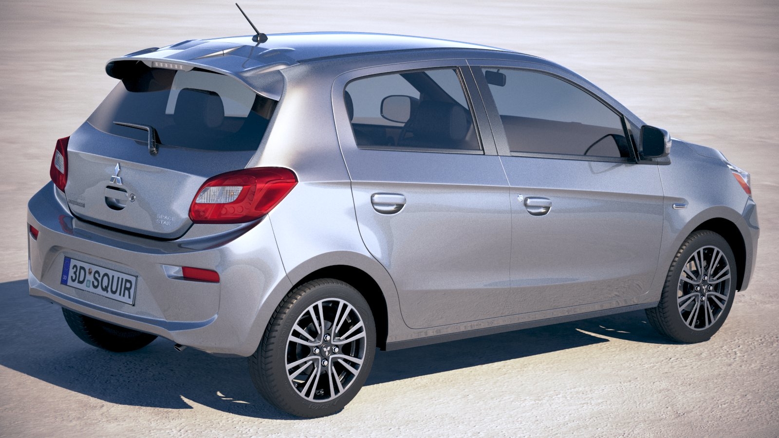 3D mitsubishi spacestar 2018 - TurboSquid 1272146