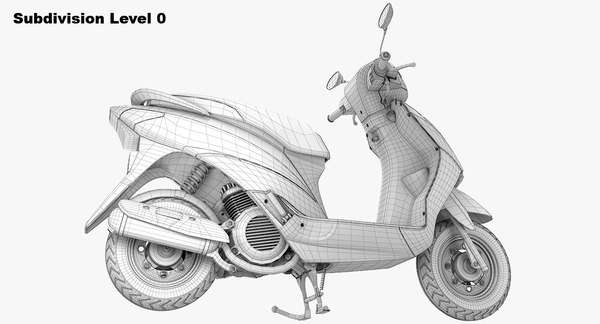 Scooter 05 model - TurboSquid 1272159