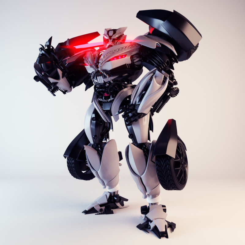 Robot car 3D model - TurboSquid 1272183