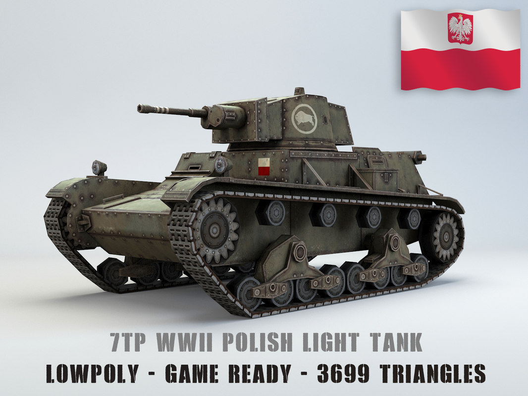 7tp light tank polish 3D - TurboSquid 1272229