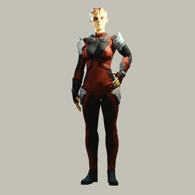 3D female alien - TurboSquid 1272246