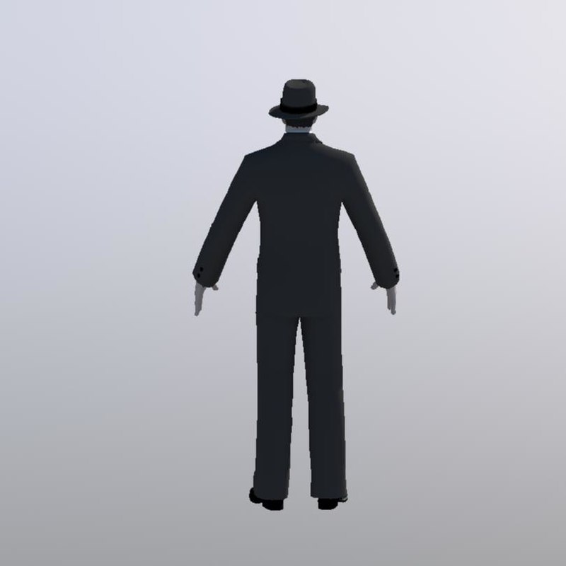 Gangster character 3D model - TurboSquid 1272284