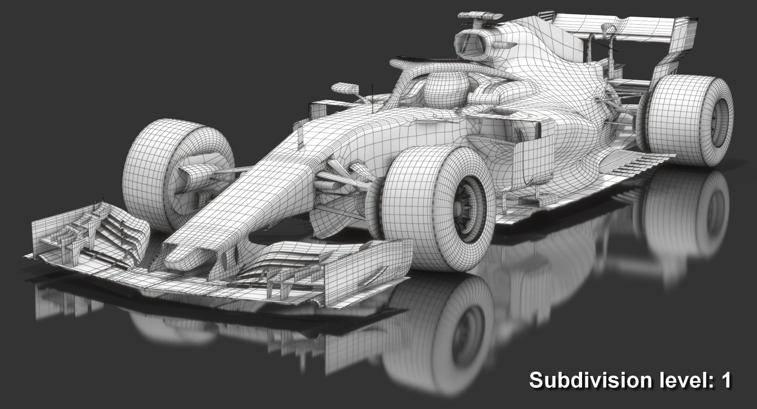 Pack formula 1 2018 3D model - TurboSquid 1272544