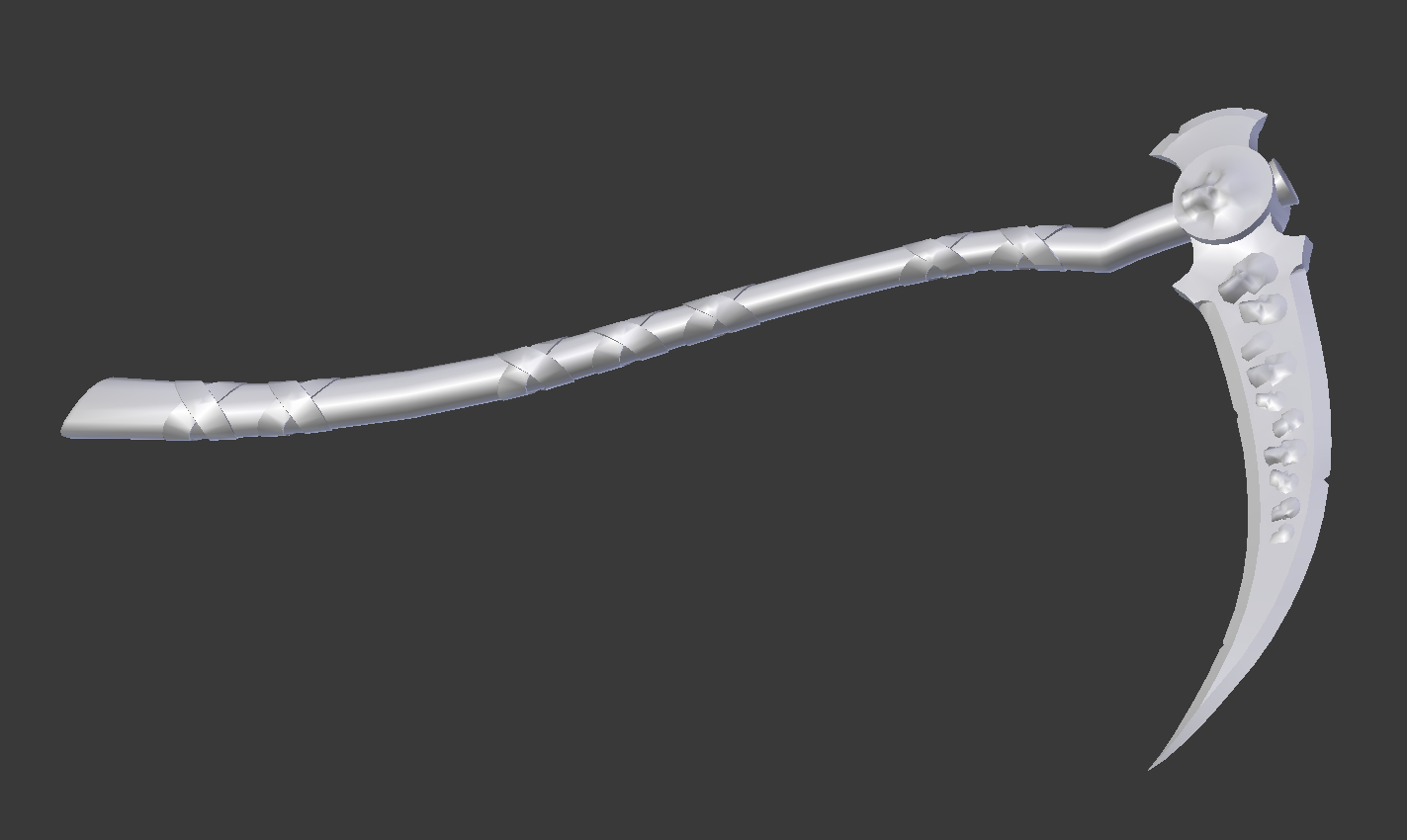 Undead scythe 3D model - TurboSquid 1272560