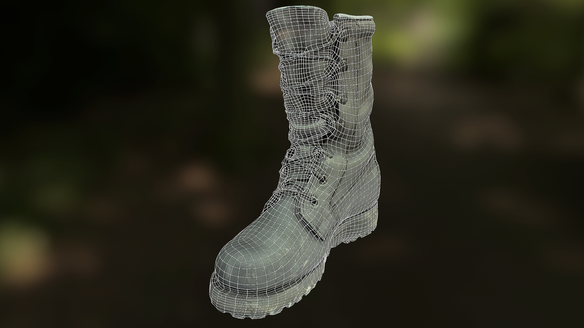 Military boot 3D - TurboSquid 1272569
