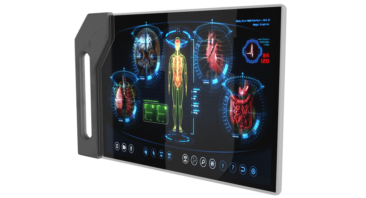 Sci-fi monitor 3D model - TurboSquid 1272698