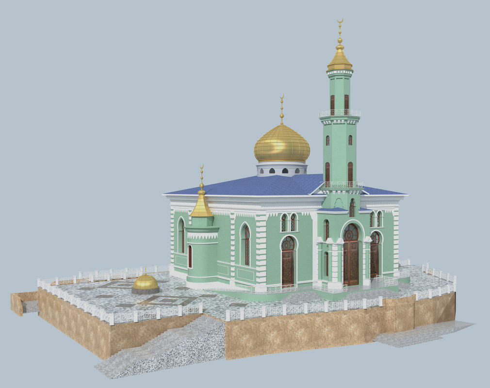 3D model mosque - TurboSquid 1272838