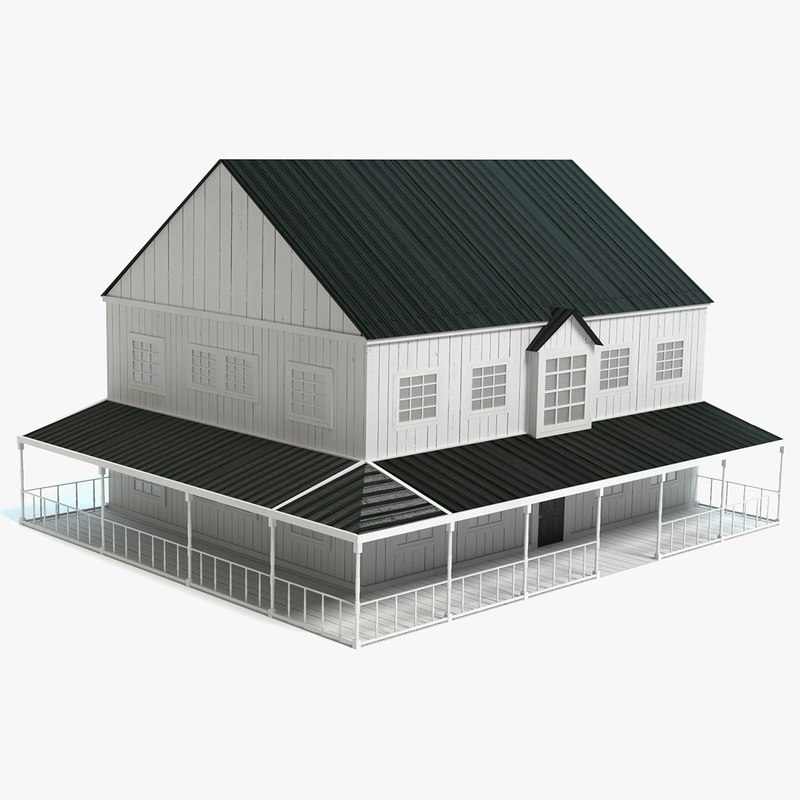 Farmhouse farm house 3D model - TurboSquid 1272958