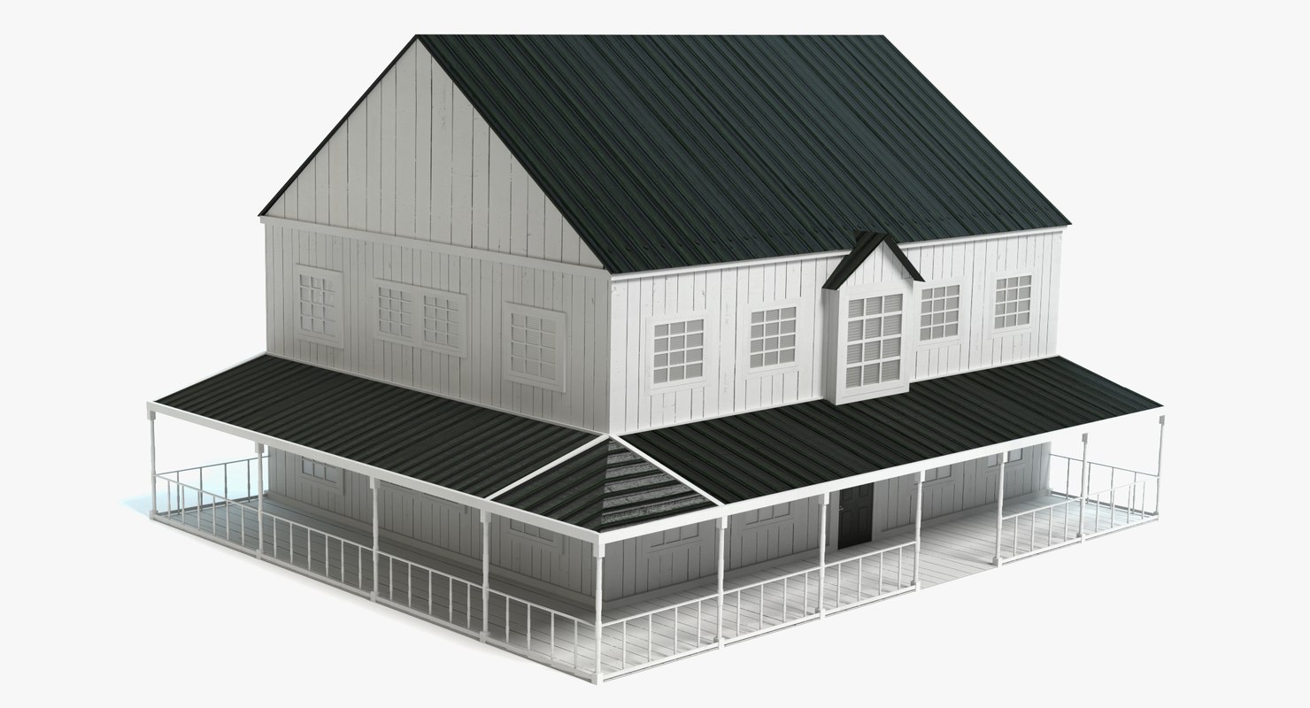 Farmhouse farm house 3D model - TurboSquid 1272958
