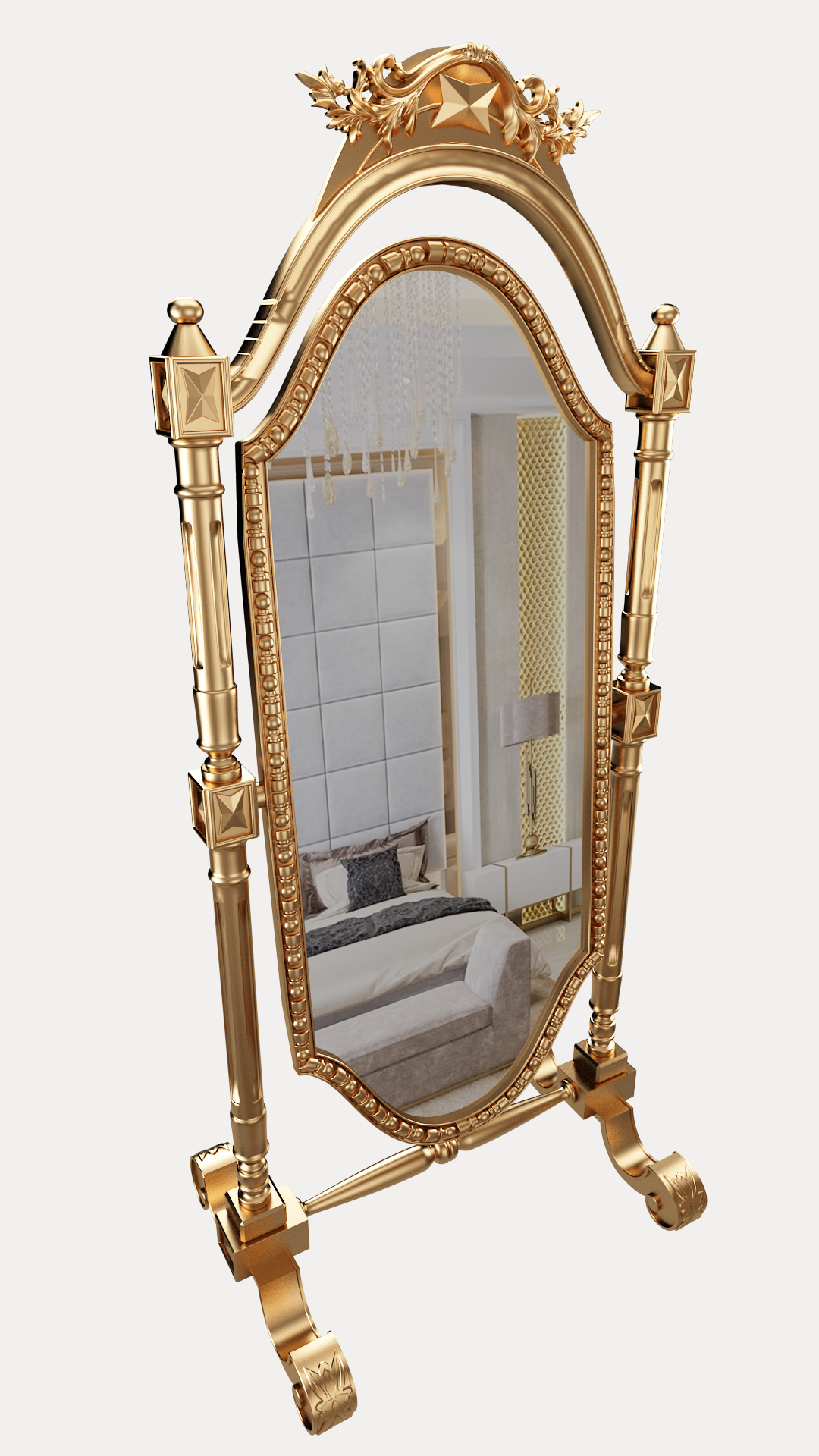 3D mirror classic furniture - TurboSquid 1273012
