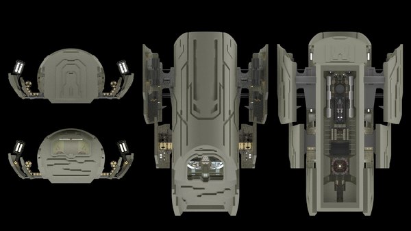 Stargate atlantis puddle jumper 3D model - TurboSquid 1273027