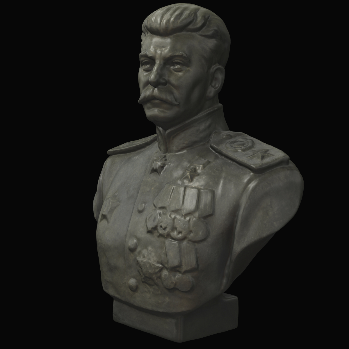 3D sculpture stalin model - TurboSquid 1273333