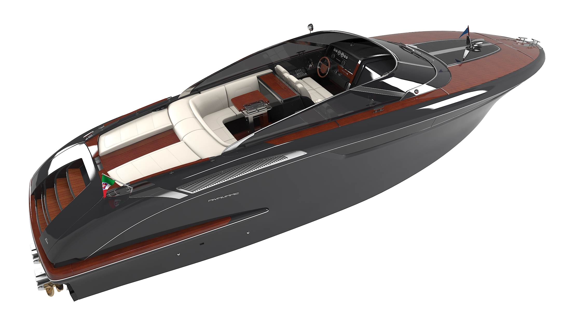 3D model 2017 riva 38 rivamare - TurboSquid 1273529